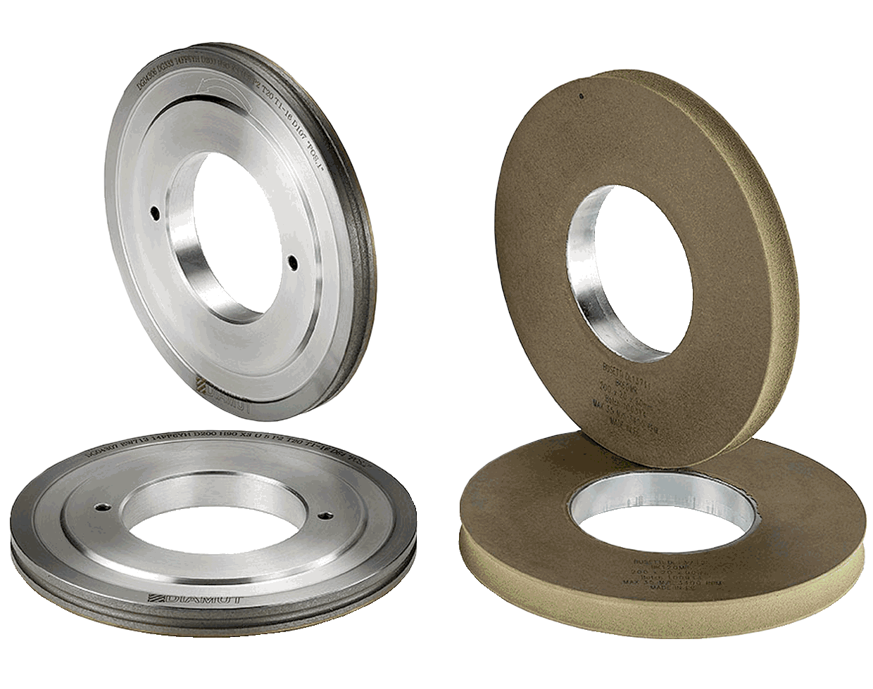 Peripheral grinding wheels and polishing wheels for double edger ...